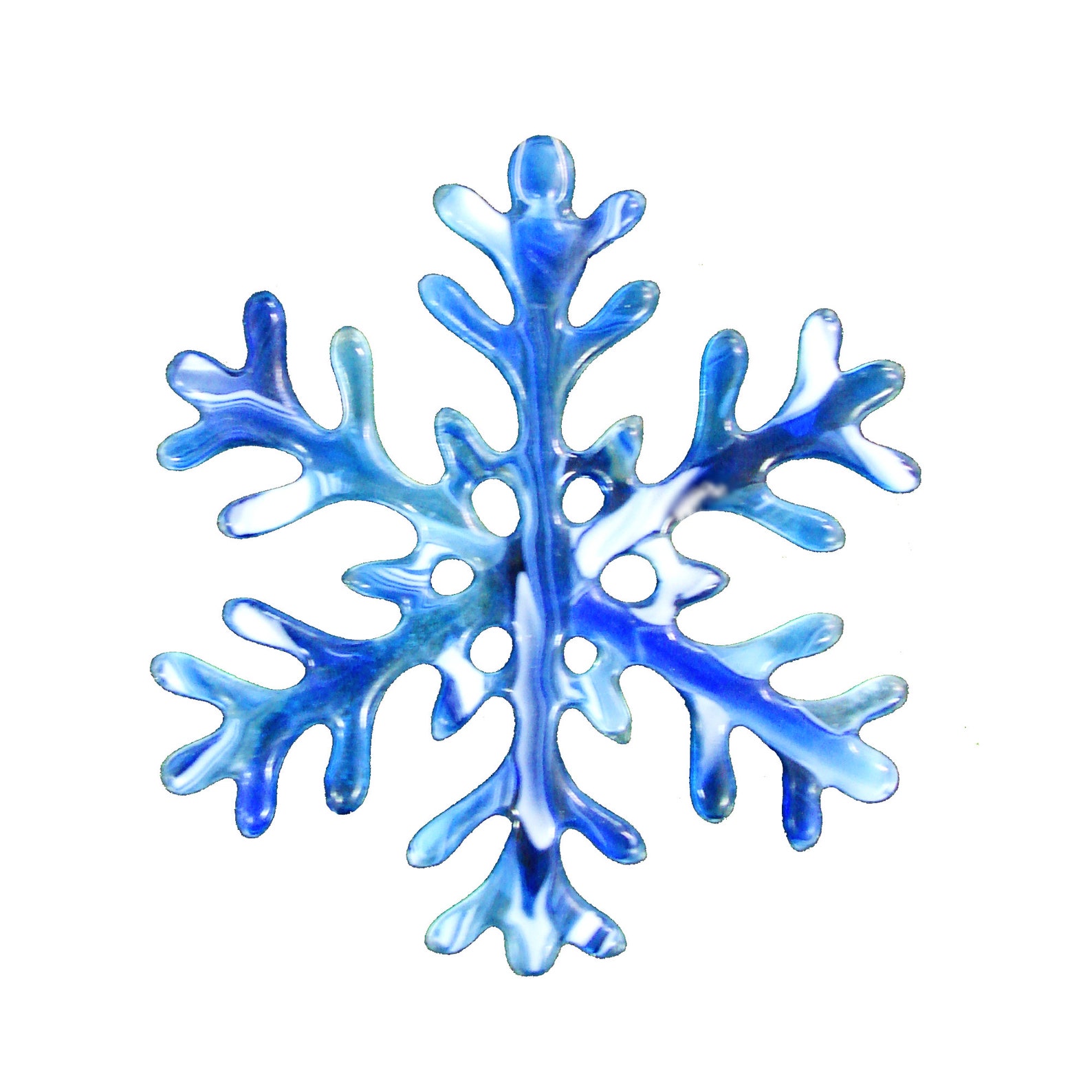 Snowflake / Fused Glass / Winter Decor - Etsy