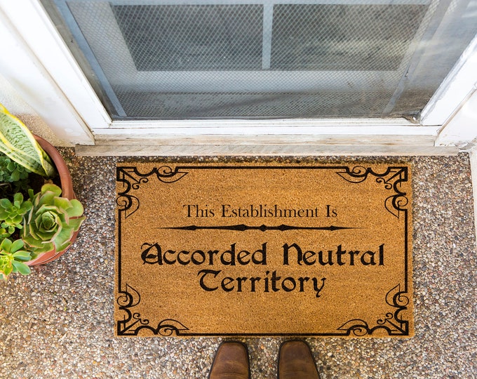 THE PUB This Establishment is Accorded Neutral Territory Brown Coir ...
