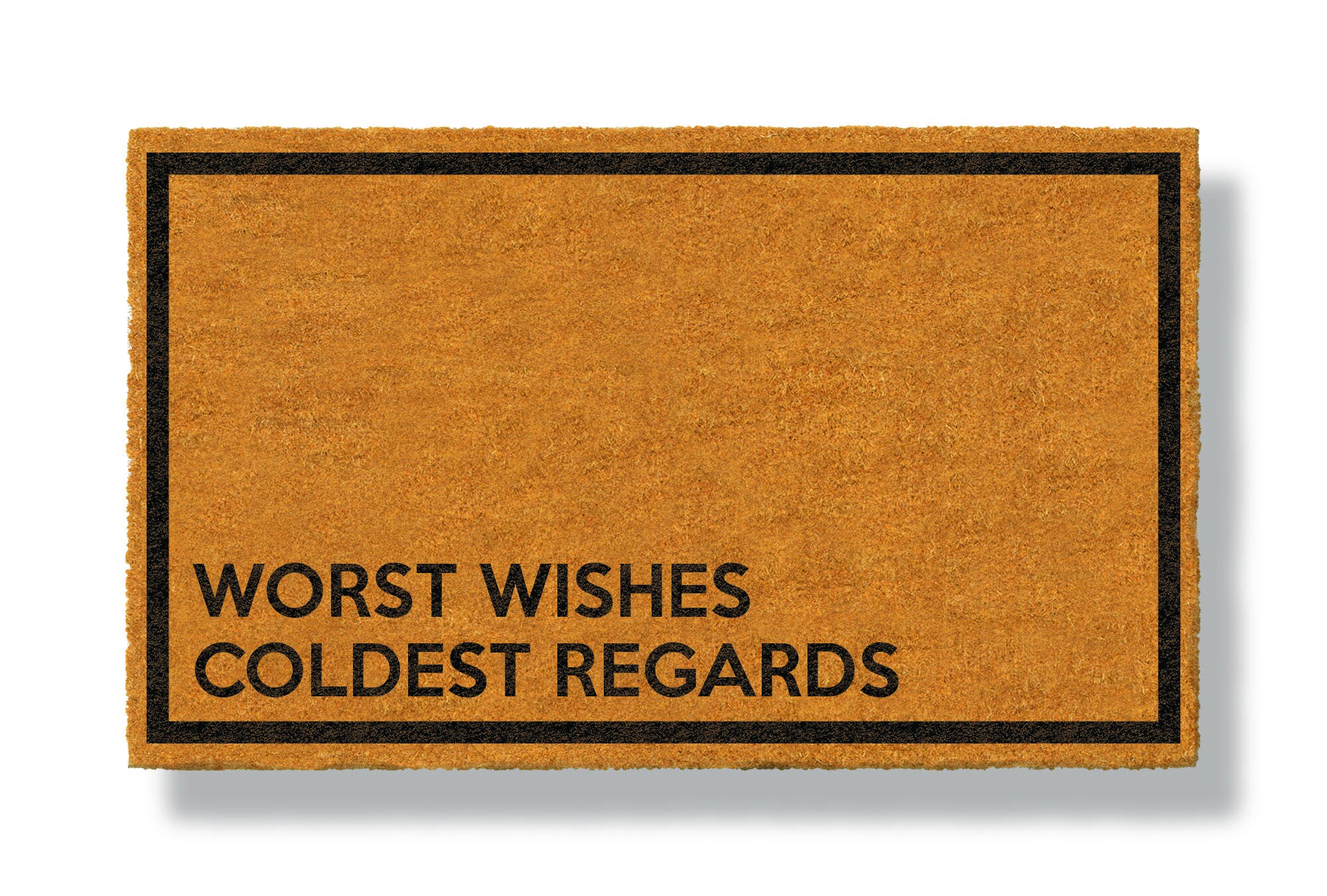 NO SUCH WELCOME Worst Wishes Coldest Regards Doormat | Etsy