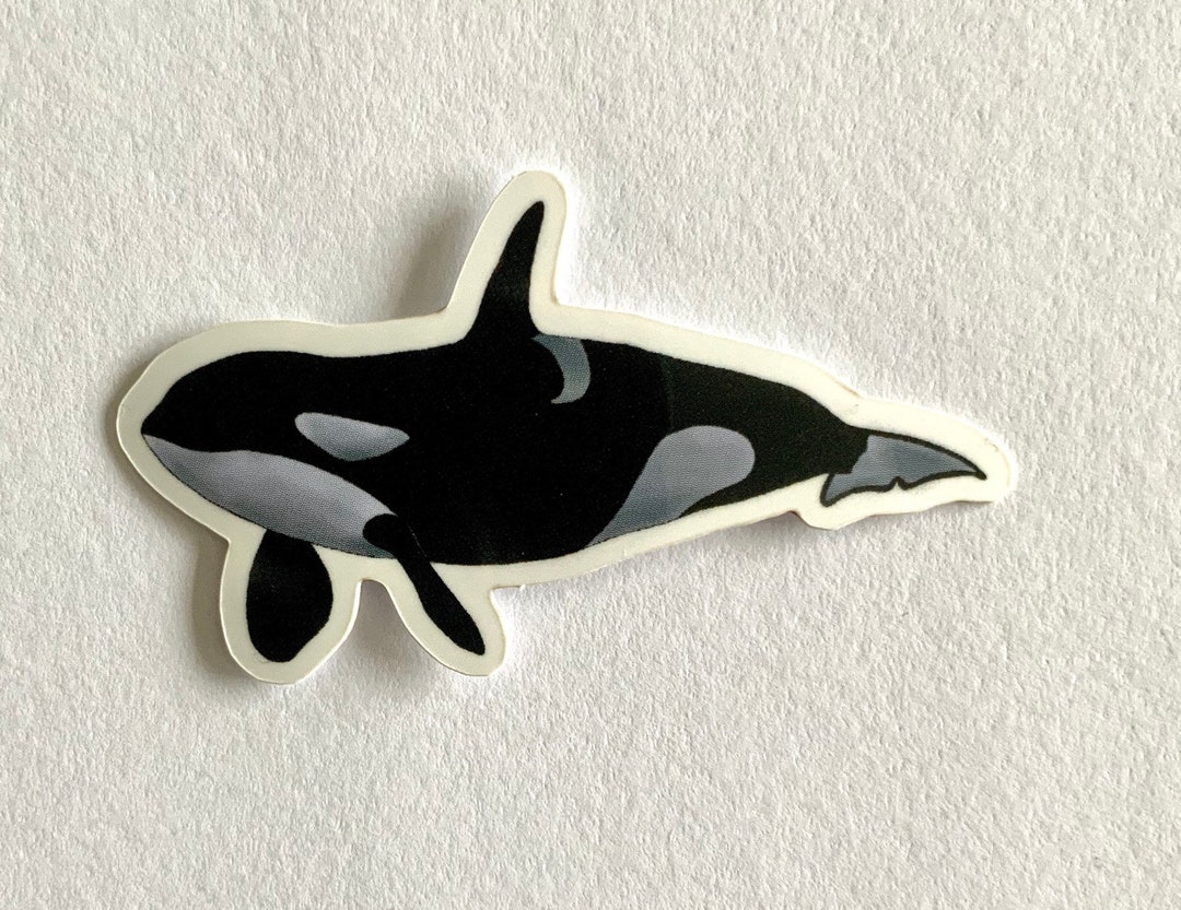 Orca Stickers // Waterproof Vinyl Stickers // Animal Stickers - Etsy