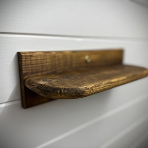 Modern Floating Shelf/magnetic Key Holder Jacobean - Etsy
