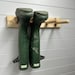 Wall Mounted Wellington Boot Storage Rack Natural Wood - Etsy