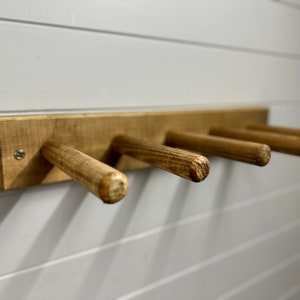 Wall Mounted Wellington Boot Storage Rack- Dark Oak - Etsy