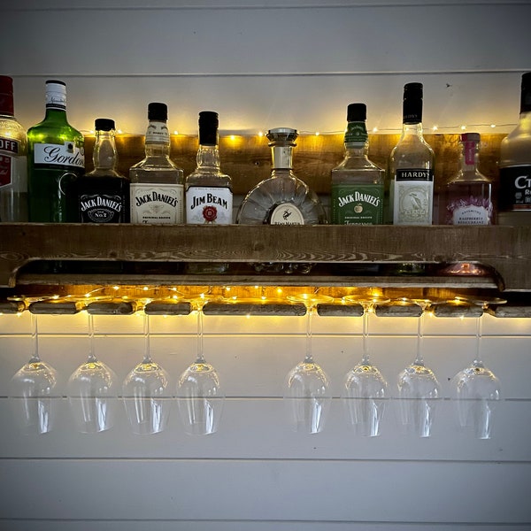 Floating Bar Shelf - Etsy UK