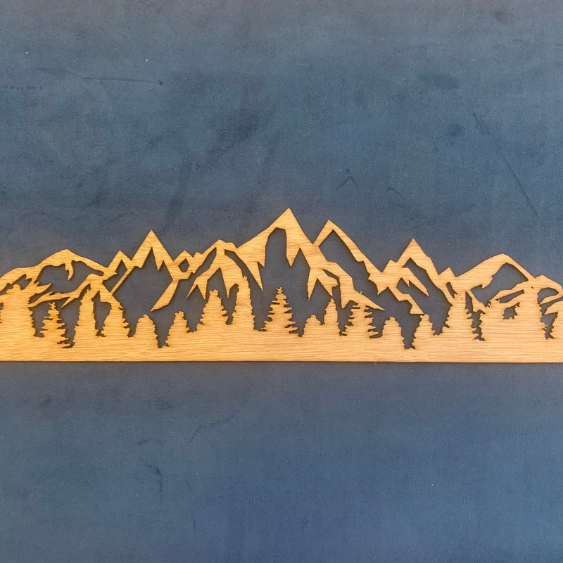 Mountain Cut Out - Etsy