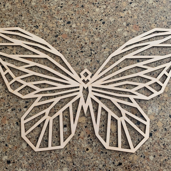 Geometric Butterfly - Etsy