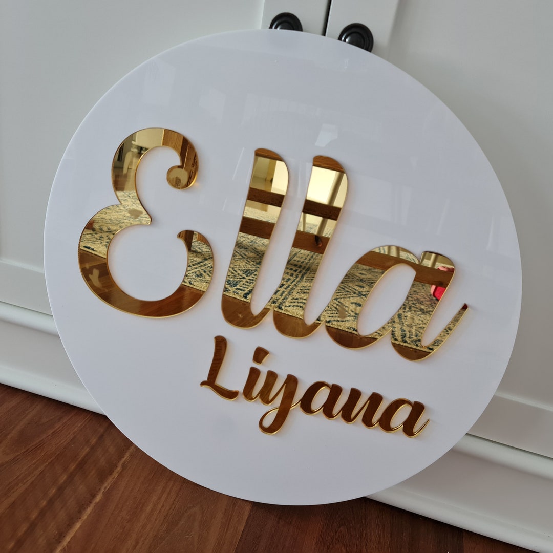 Double Layered Name Sign | Backdrop Sign | Mr & Mrs | Engagement ...