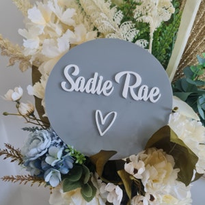 Custom Name Sign Door Sign | Double Layered Name Sign | Acrylic, Timber ...