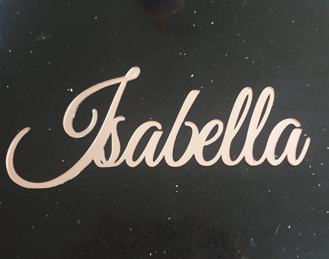 Acrylic Name Wall Sign | Personalised Name | Name Sign | Kids Room ...