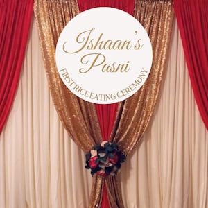 Rice Eating Ceremony Signage | Pasni Ceremony Sign | Annaprashan ...