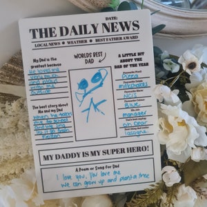 Fathers Day Gift | Dad Board | All About Dad | Fathers Day ...