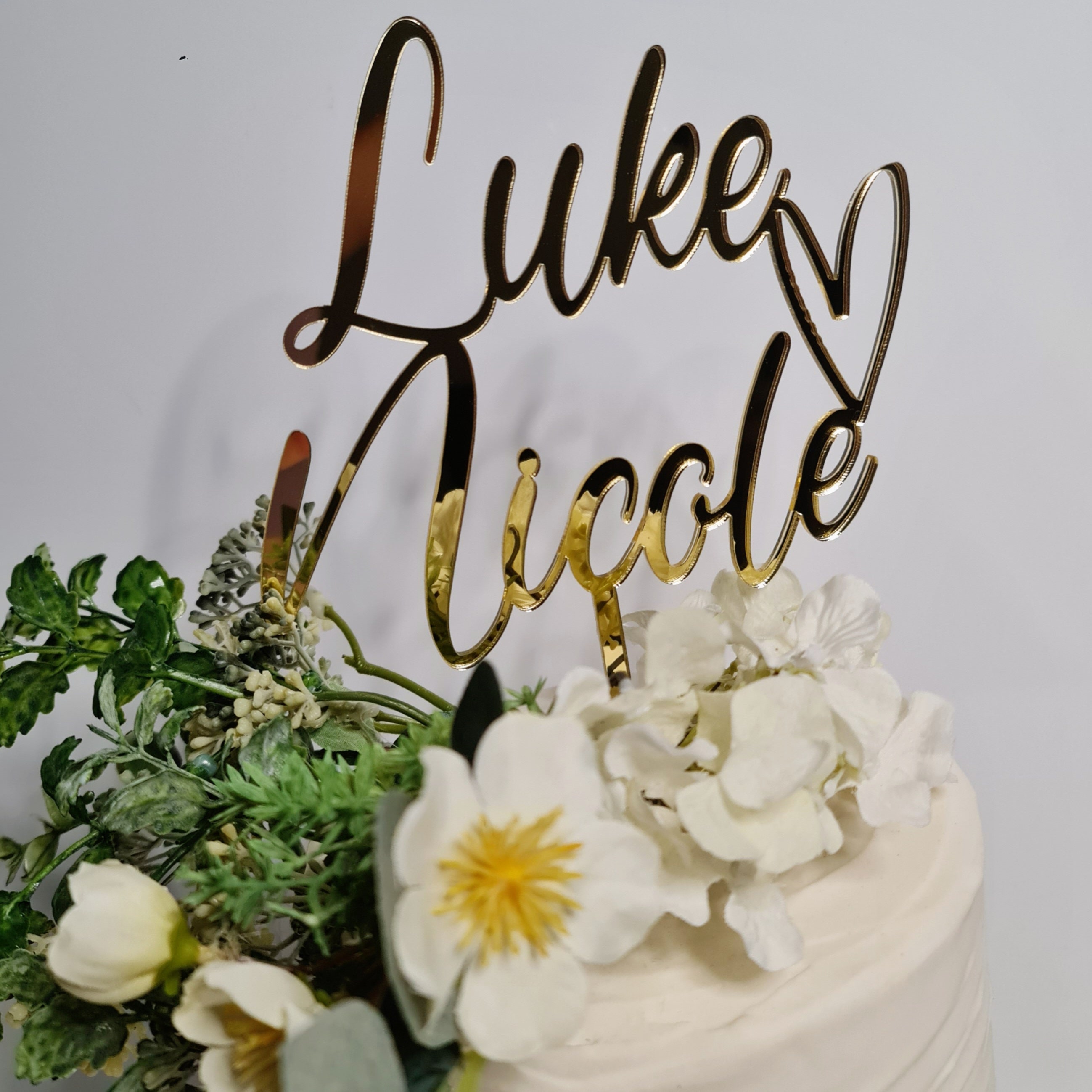 Couple Cake Topper Names Changeable Personalised Cake - Etsy