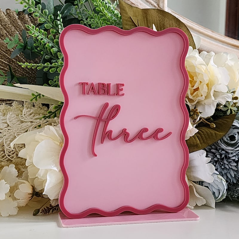 Table Number Stands - Etsy