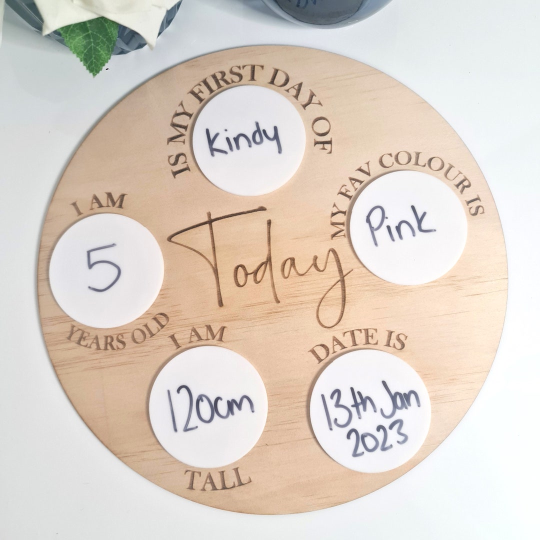 First Day of School Board Personalised Board Back to School School ...