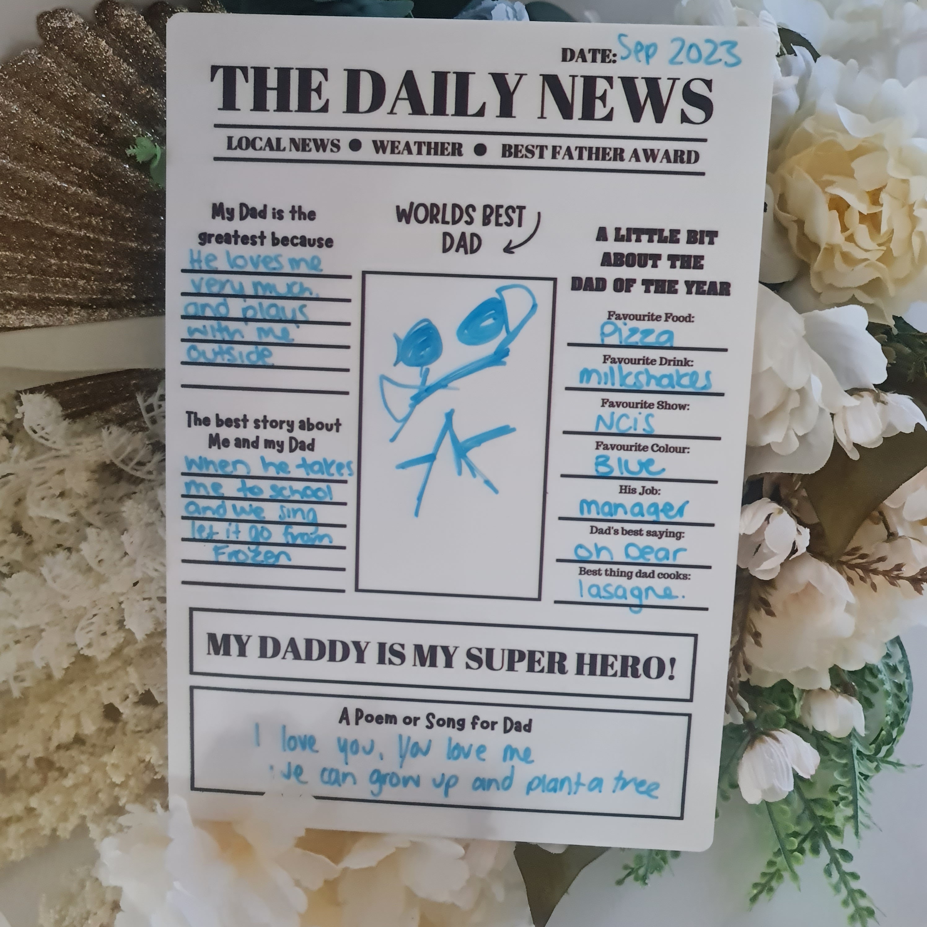 Fathers Day Gift | Dad Board | All About Dad | Fathers Day ...