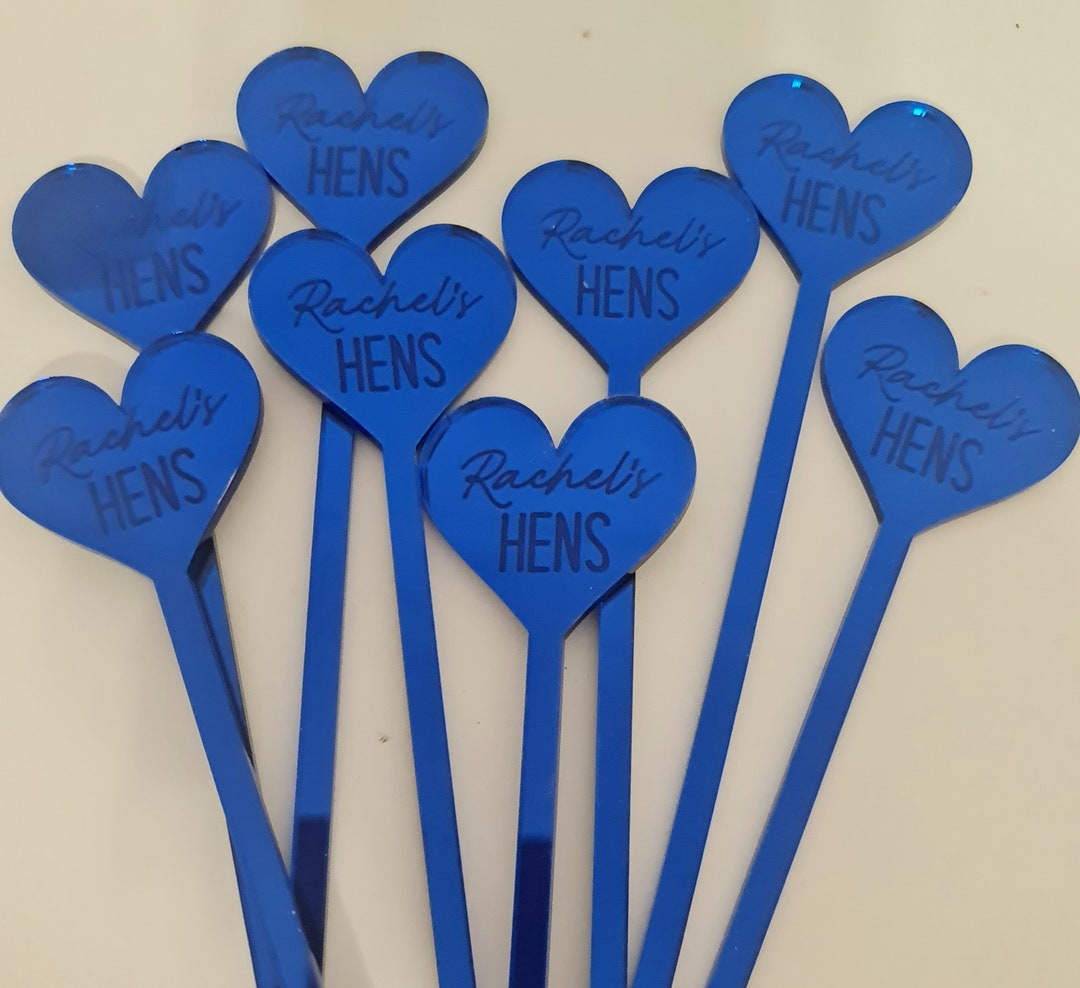 Personalised Drink Stirrers | Custom Party Gifts | Drink Swizzle Sticks ...