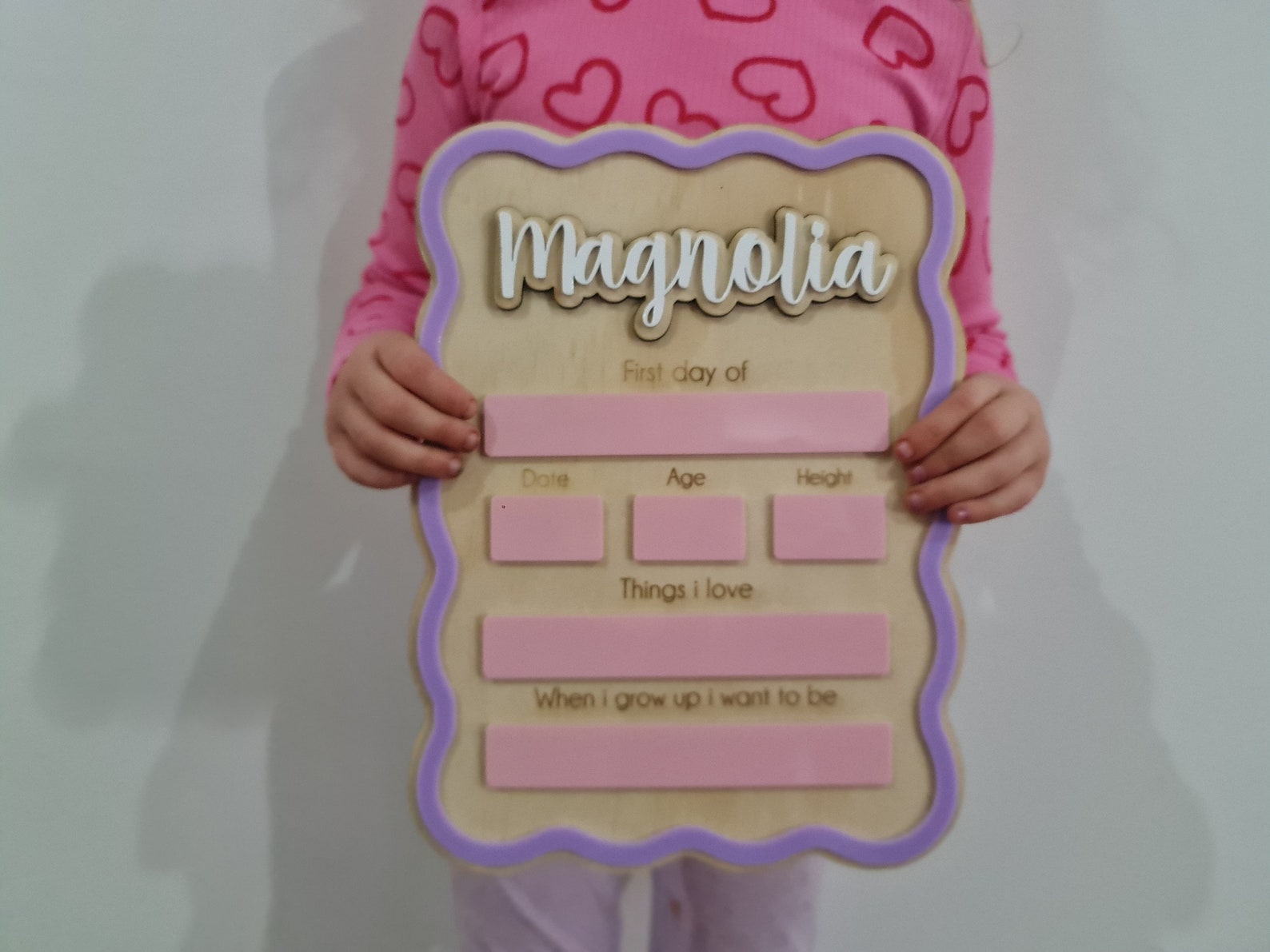 First Day of School Board | Personalised Board | Back to School ...