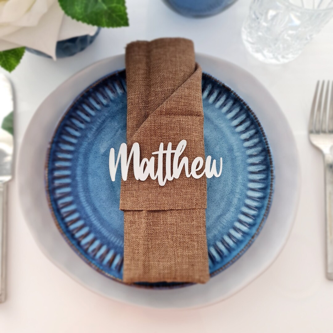 Acrylic Seating Place Cards | Gold Acrylic Name Cards | Seating Plaques ...