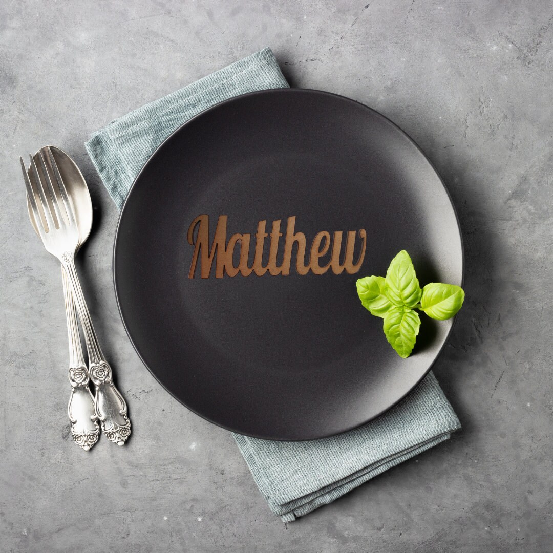 Wooden Seating Place Cards Name Cards Seating Plaques Wedding Table ...