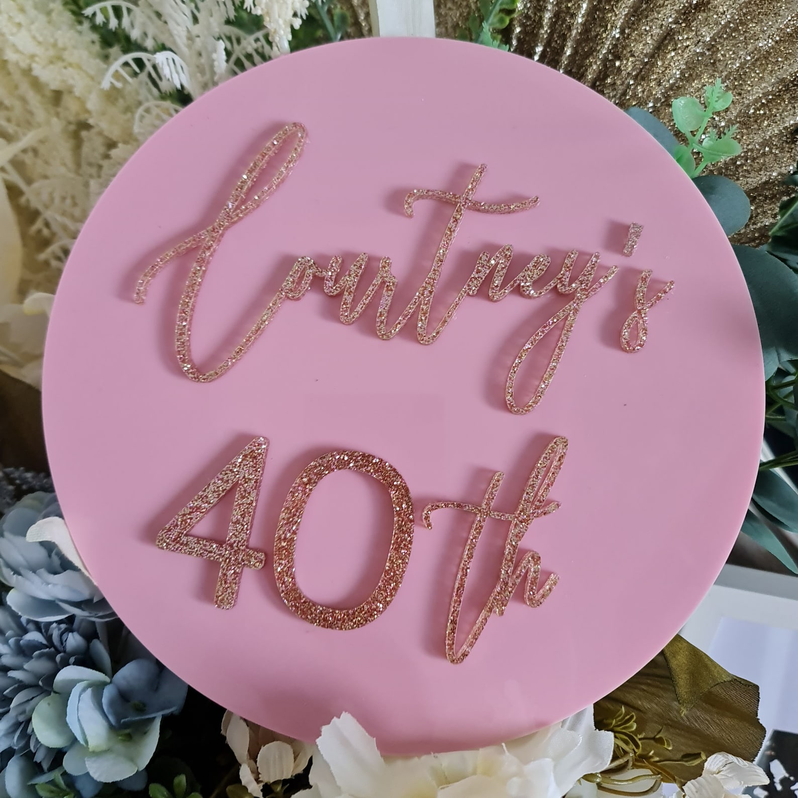 Round Acrylic Sign | Milestone Sign | Bedroom Sign | Back Drop ...