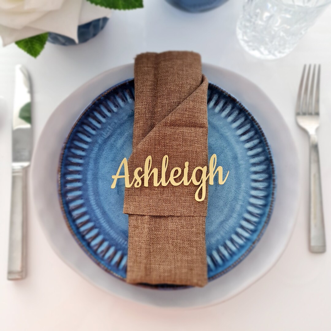 Place Seating Cards | Personalised Acrylic | Custom Made | Place Cards ...