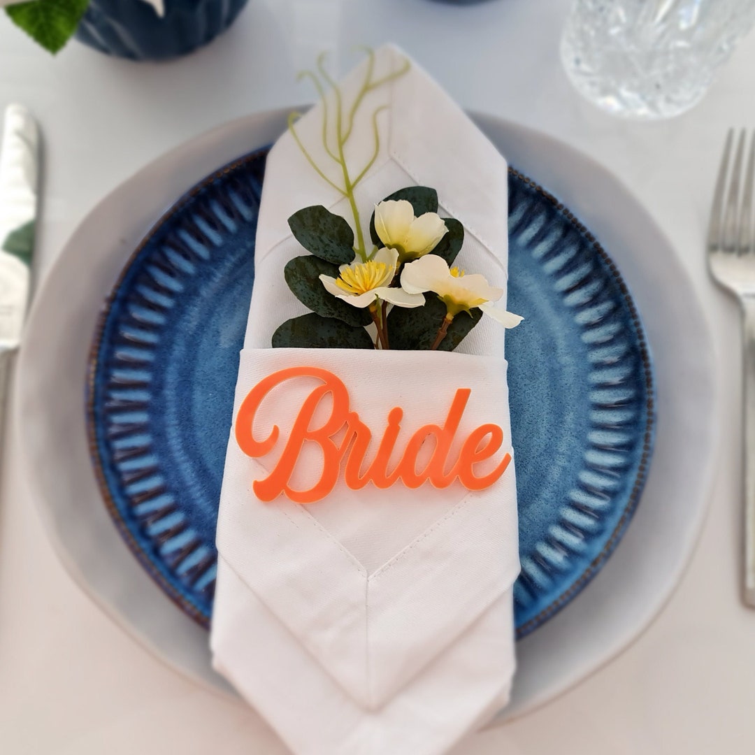 Place Seating Cards | Personalised Acrylic | Custom Made | Place Cards ...