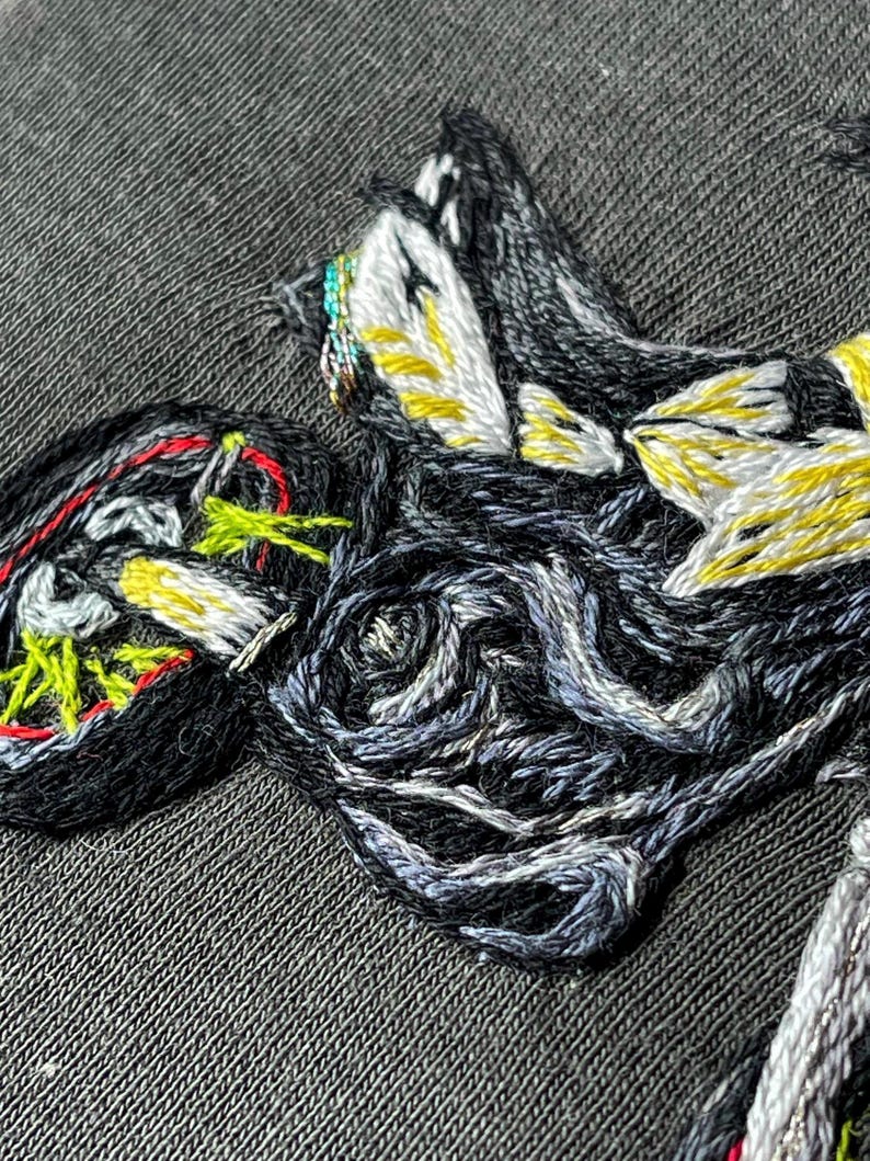 Custom Motorcycle Embroidery From Photo – Personalized Bike Portrait ...