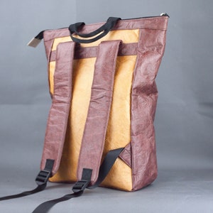 Tyvek® 2 Way Convertible (2 in 1) Backpack Handbag Tote Bag VINTAGE ...