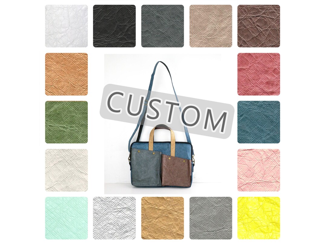 CUSTOM Tyvek® 3 Colors Briefcase Men Briefcase Women Laptop Bag Gift ...