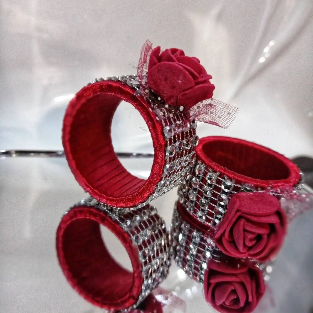 Napkin Rings Set of Six Rings Table Decor Napkin Decoration - Etsy