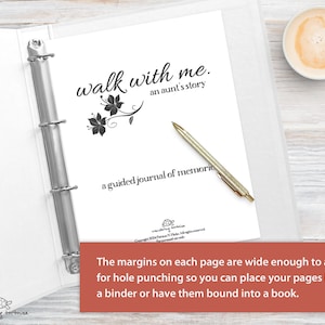 Aunt Printable Keepsake Book | Guided Memory Journal for Auntie | Over ...