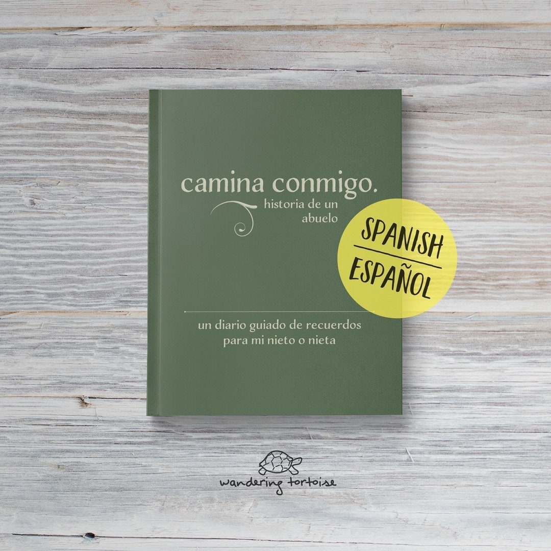 Abuelo Keepsake Book | Diario De Memorias Para Abuelito | Life Story ...