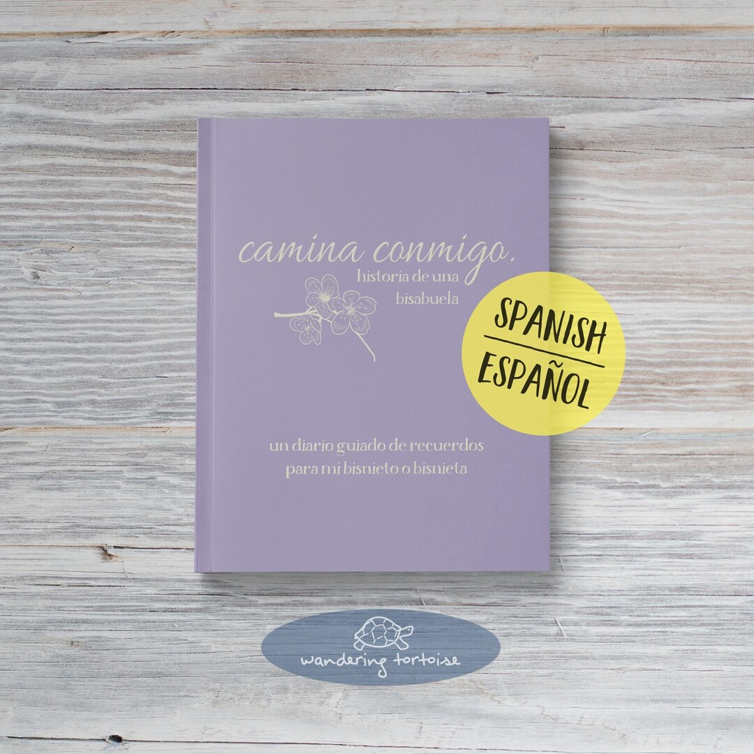 Bisabuela Keepsake Book | Diario De Memorias Para Bisabuela | Spanish ...