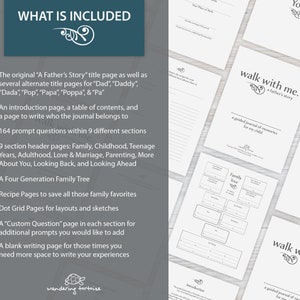 Father Printable Keepsake Book | Guided Memory Journal for Dad | Over ...