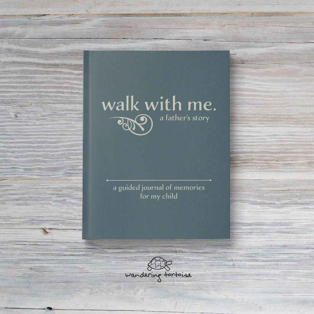Dad Keepsake Book Gift | Guided Memory Journal for Father | Over 125 ...