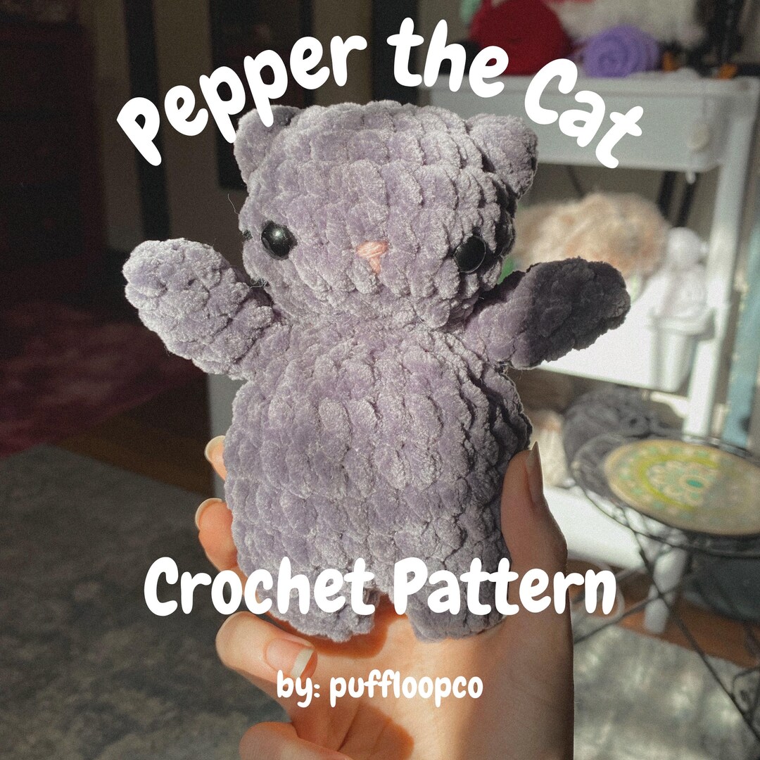 Pepper the Cat Crochet Pattern (PDF Pattern) - Etsy