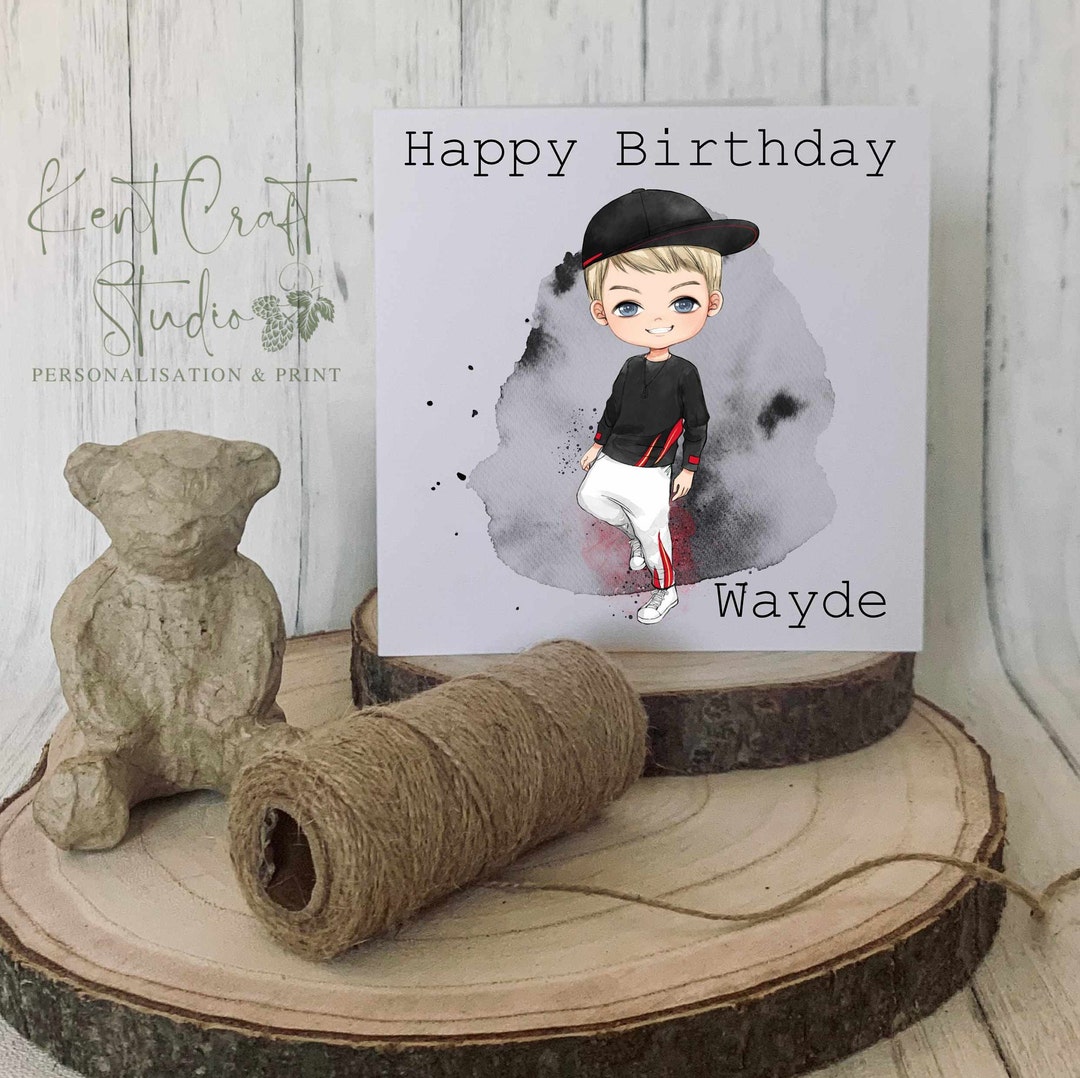 Personalised Birthday Card, Boy's Birthday, Gift for Him - Etsy