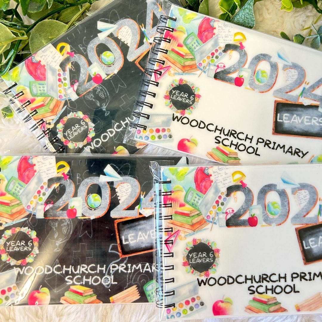 School Leavers Book Notebook notepad Autograph Book 2024 Year 6 ...