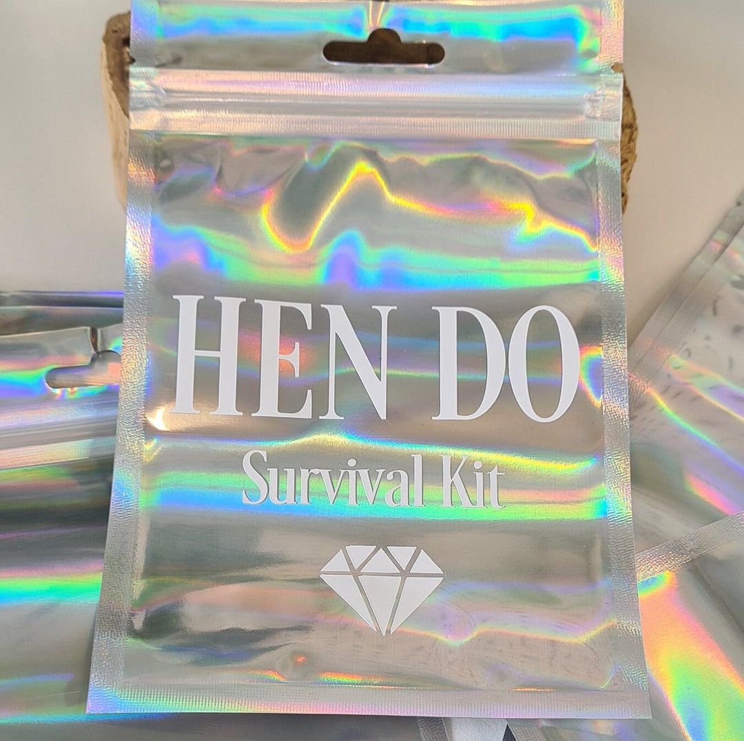 Hen Party Hangover Kit / Recovery Kit Party Bags /hen Party Favours Zip ...