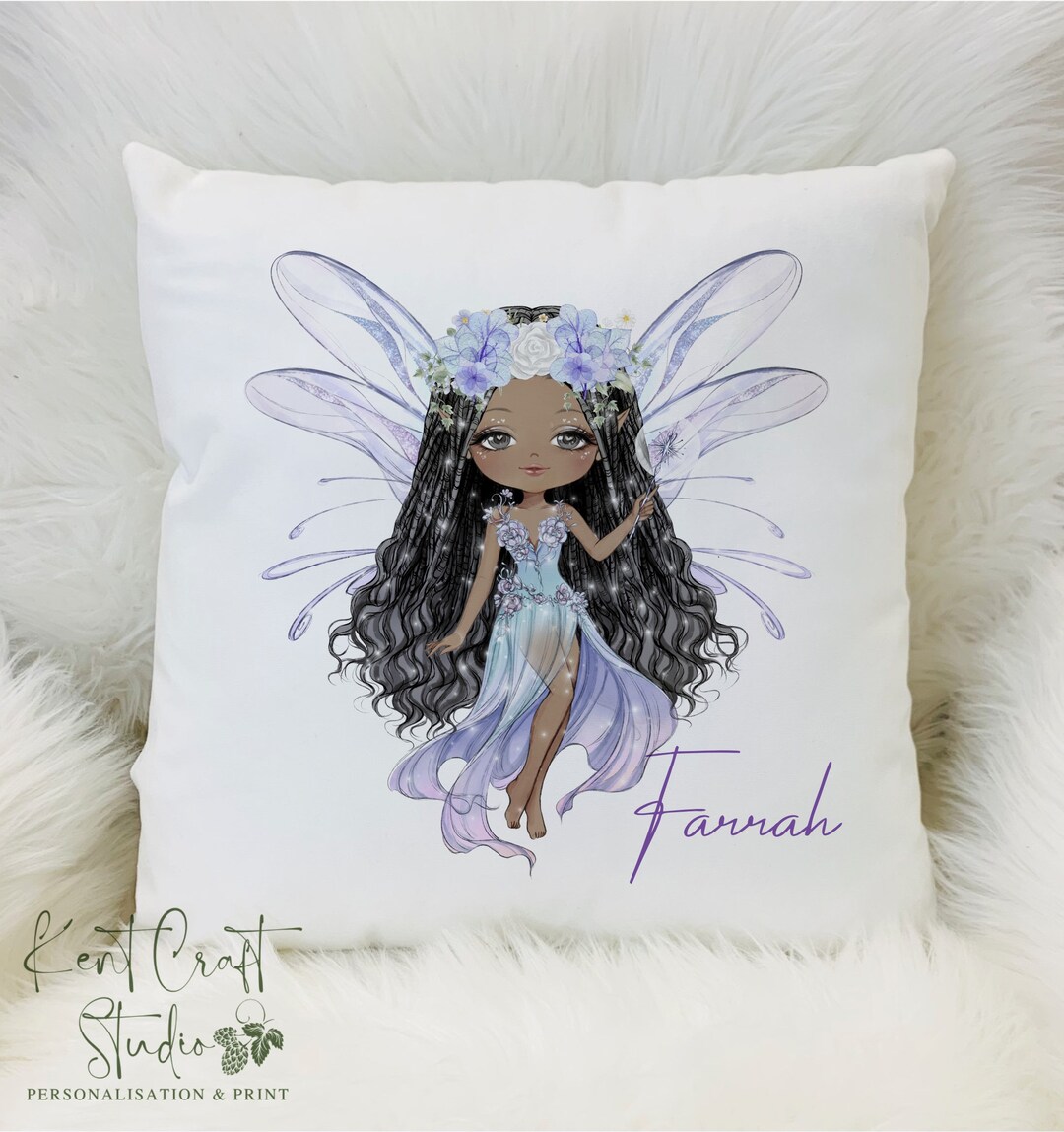 Personalised Fairy Cushion, Pixie Cushion Gift, Gift for Her, Girl's ...
