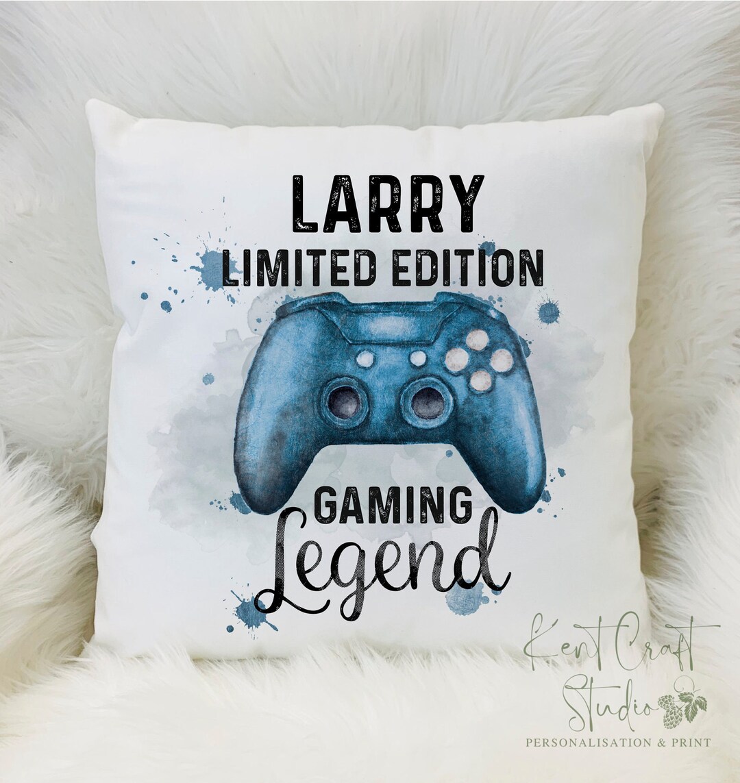 Personalised Gaming Controller Cushion - Limited Edition - Etsy