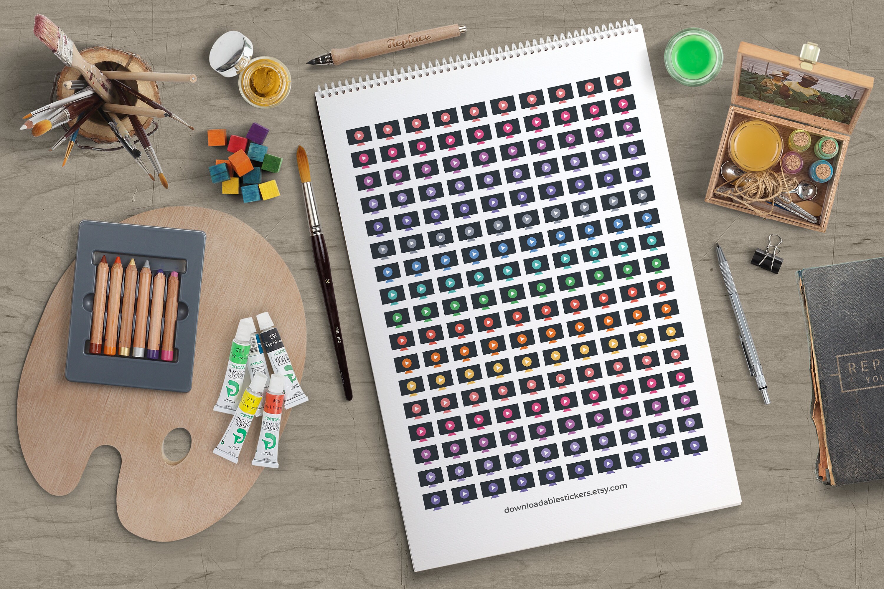 Printable TV Planner Stickers TV Show Stickers Movie - Etsy