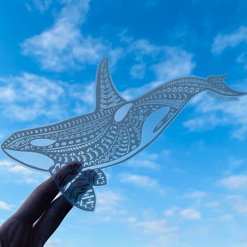 Orca Decal - Etsy