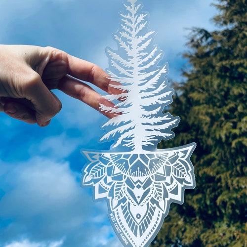 Tree Mandala Car Decal - Etsy