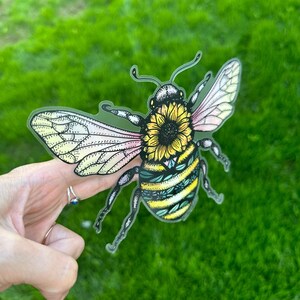 Bee Colourful Car Decal - Etsy