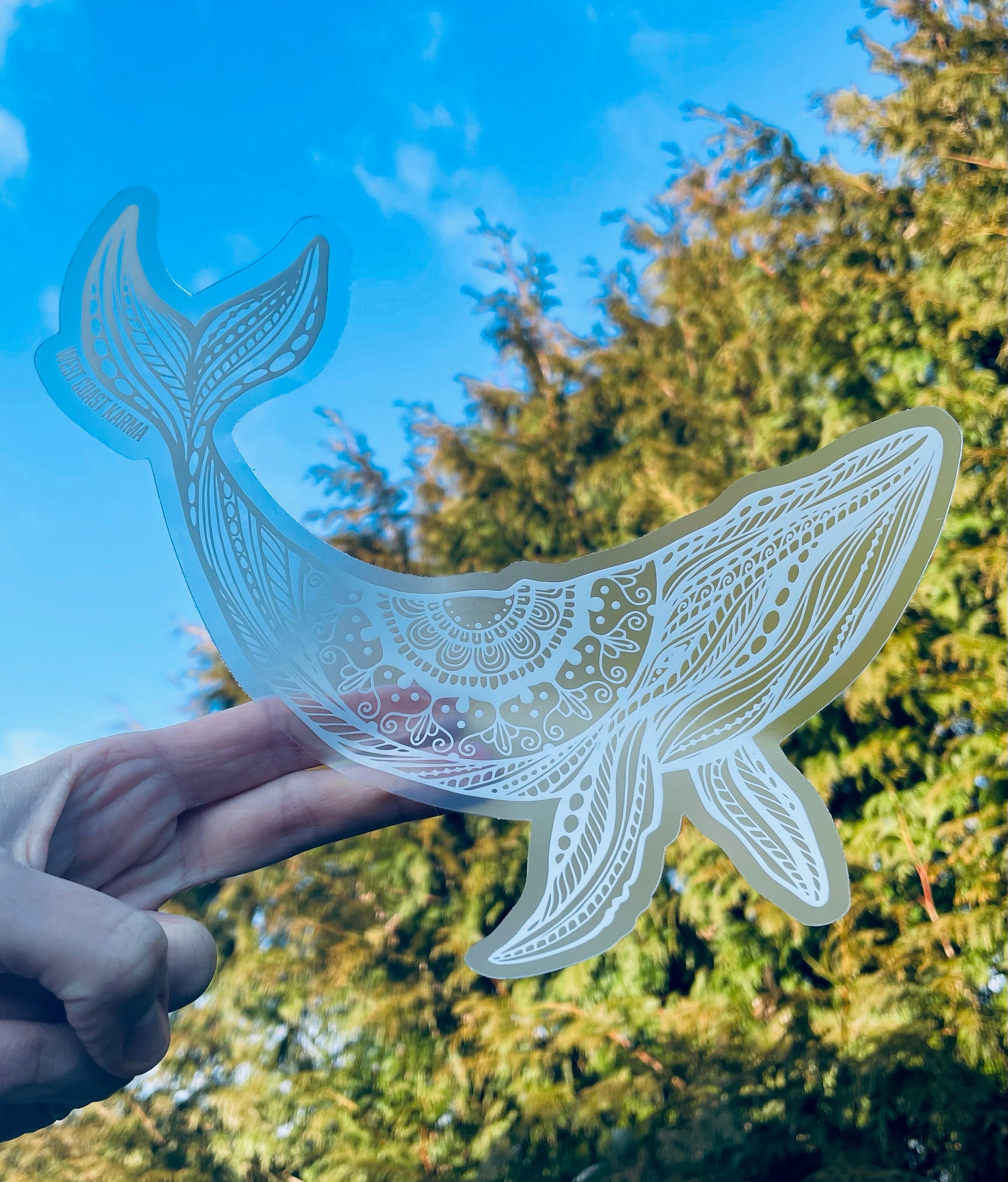 Humpback Whale Car Decal | Etsy