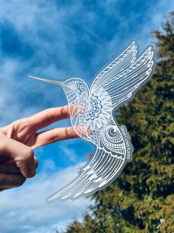 Hummingbird Car Decal - Etsy
