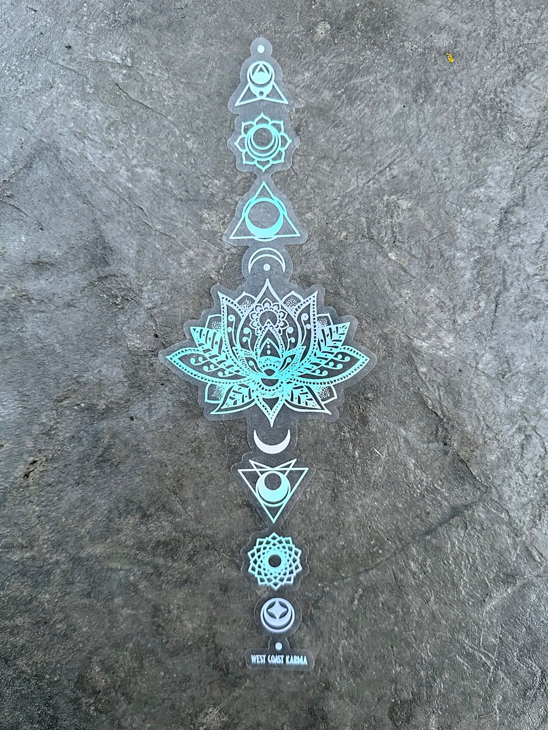 Chakra Lotus Ethereal Colour Car Decal - Etsy
