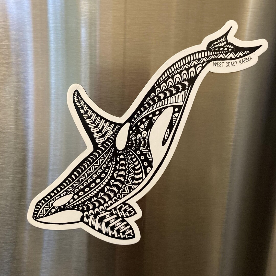 Orca Whale Magnet - Etsy