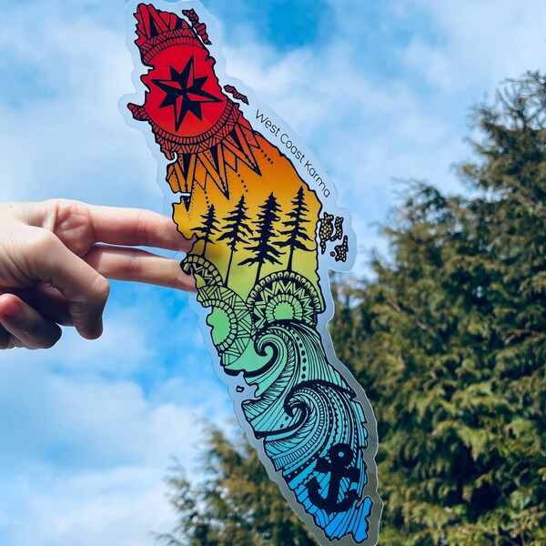 British Columbia, Canada Stickers 4 Weatherproof and Durable. Great for ...